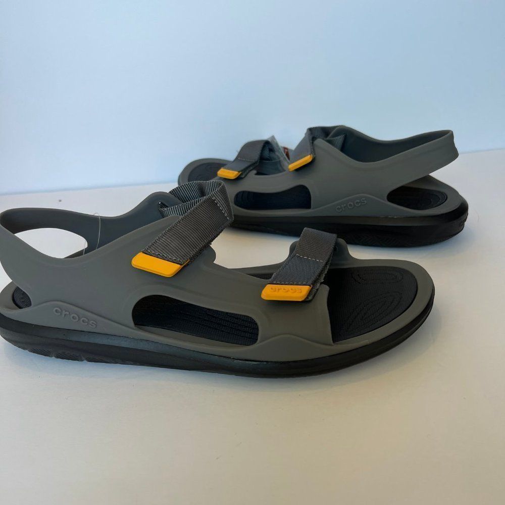 New Crocs Men's Swiftwater Molded Expedition Open Toe… - Gem